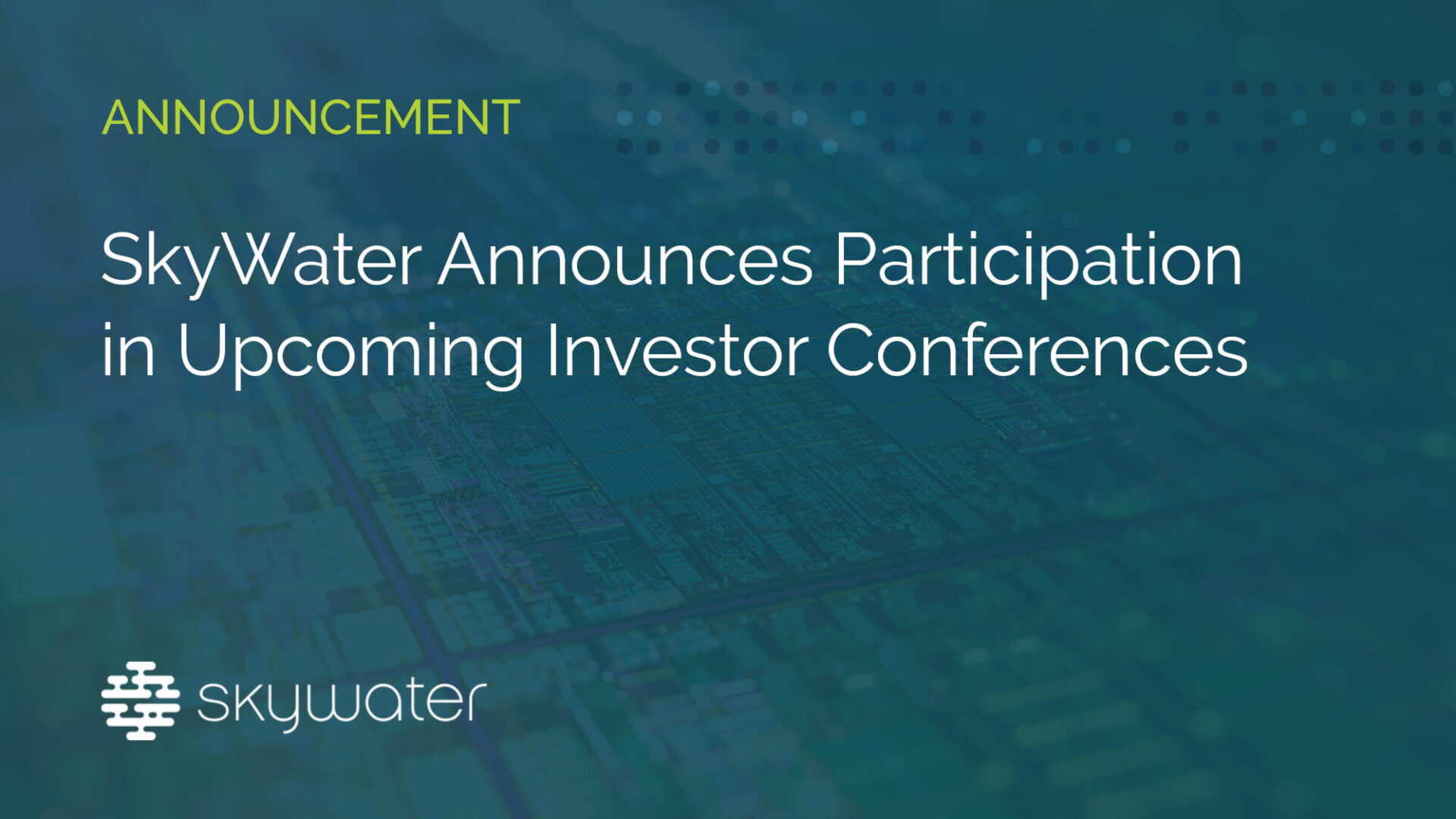 Press Releases | SkyWater Technology
