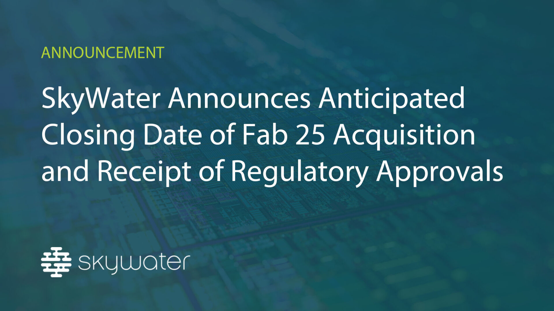 Press Releases | SkyWater Technology