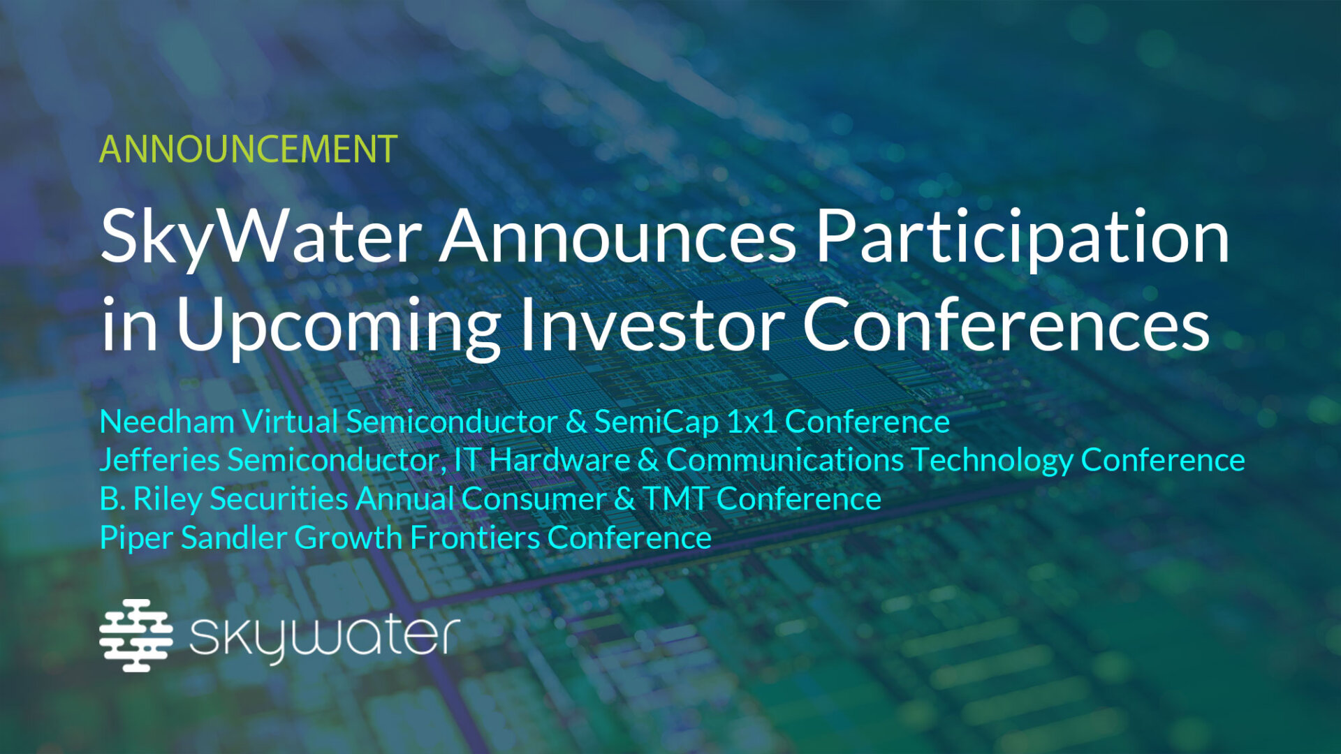 Press Releases | SkyWater Technology